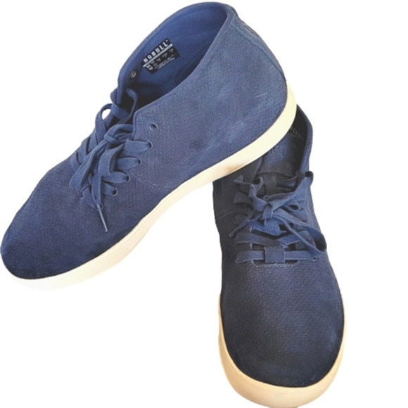 NOBULL | Shoes | Nobull Blue Mid Suede Cupsole Trainer Shoes Size 1 Men ...
